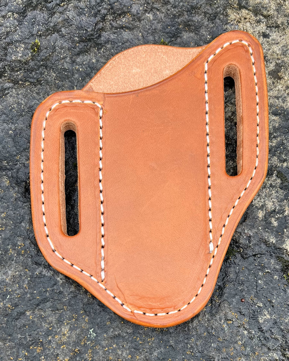 Pancake Sheath - Large - Smooth – RB Leather